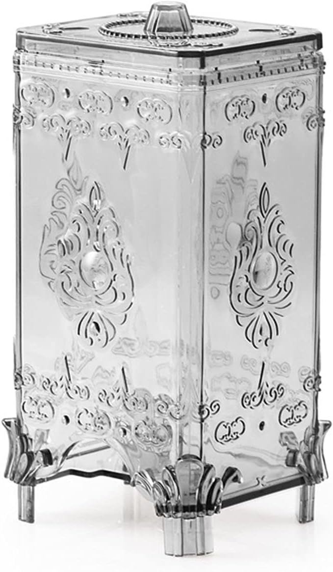 Amazon.com: LynsEt Cosmetic Organizer 1pcs Desktop Cotton Pad Storage ...