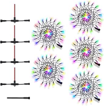 Aclorol 500PCS WS2811 LED Pixel String Lights 12V Addressable RGB 12mm ...