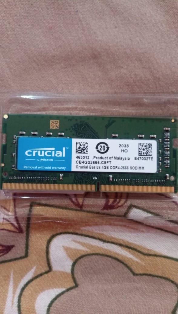 Amazon.in: Buy Crucial 4GB DDR4 1.2v 2400Mhz CL17 SODIMM RAM Memory ...