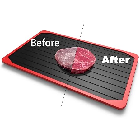 Amazon.com: Extra Thick Fast Defrosting Tray - Dishwasher Safe Large ...