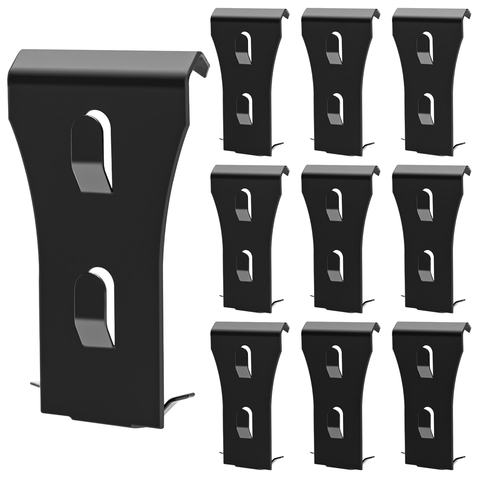 Luxiv 10&20P Update Brick Wall Clips, Metal Brick Clips Hooks Black No ...