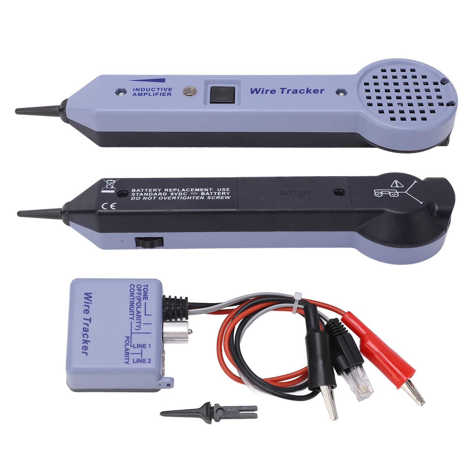 Tone and Probe Kit Network Cable Tracing Tester Kit Audio Adjustable ...