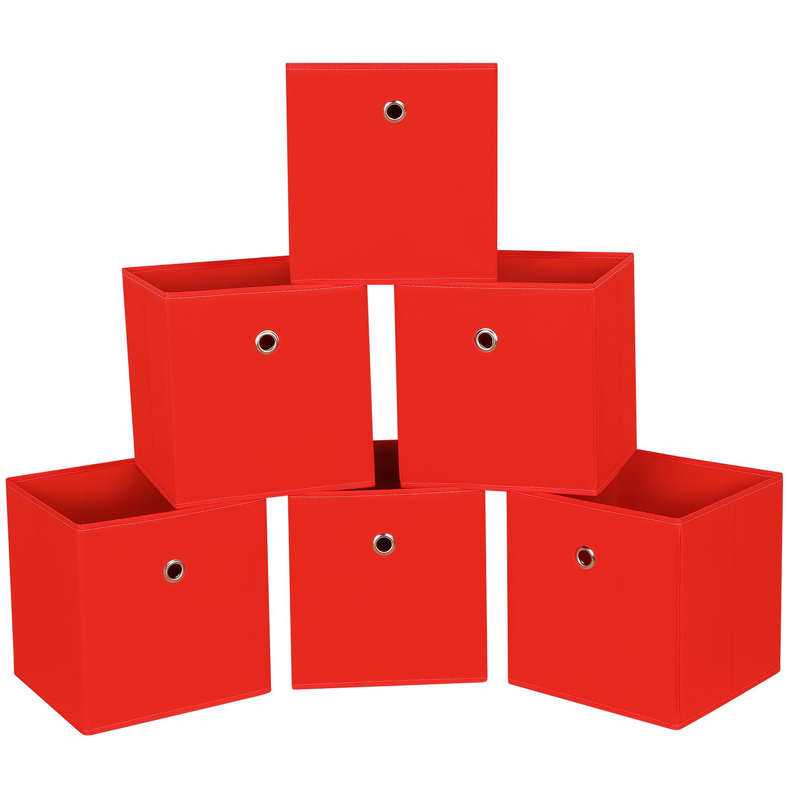 Amazon.com - NieEnjoy Foldable Storage Cubes Bins ,11 Inch Cloth ...