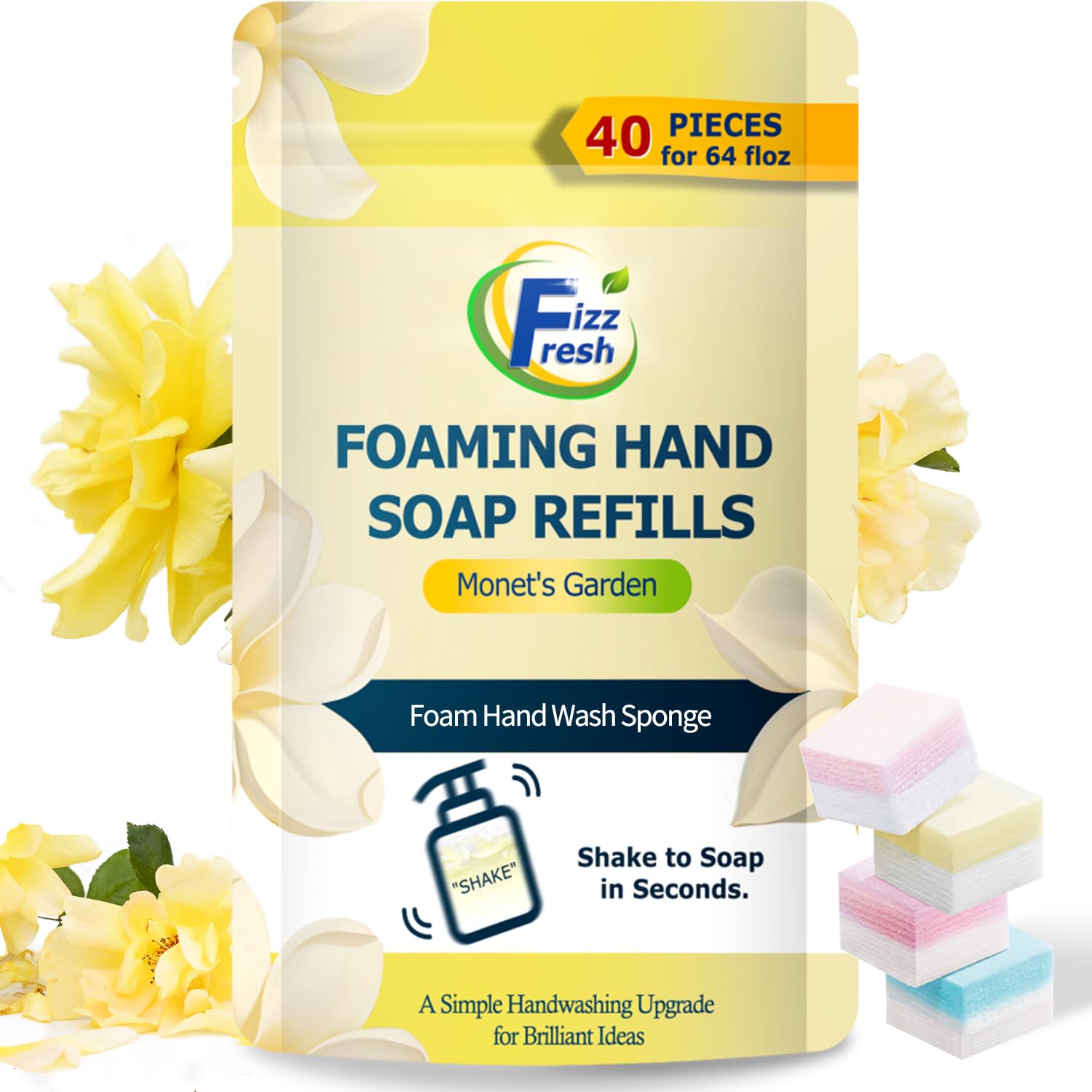 Amazon.com: FizzFresh Foaming Hand Soap Tablet Refills - 40 Pieces ...