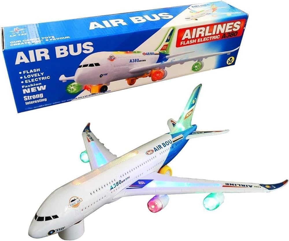 VIDHYAPATI ENTERPRISES Toys Airplane Toys For Kids With Bump And Go ...