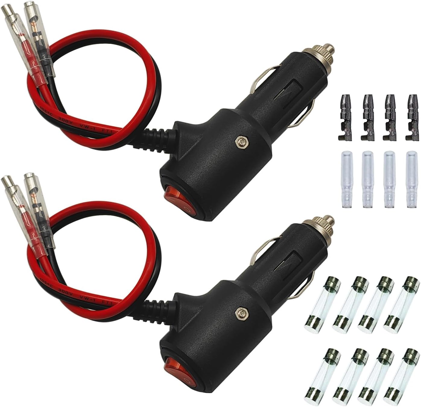GTIWUNG 2 Pièces Prise Allume Cigare, Voiture Allume Cigare Socket Mâle ...