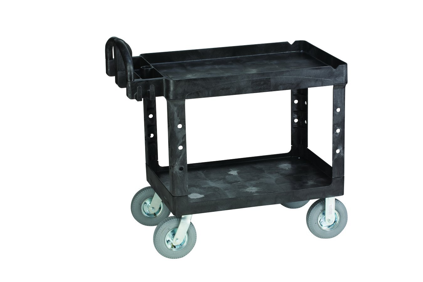 Rubbermaid Commercial Products 2-Shelf Utility/Service Cart, Medium ...