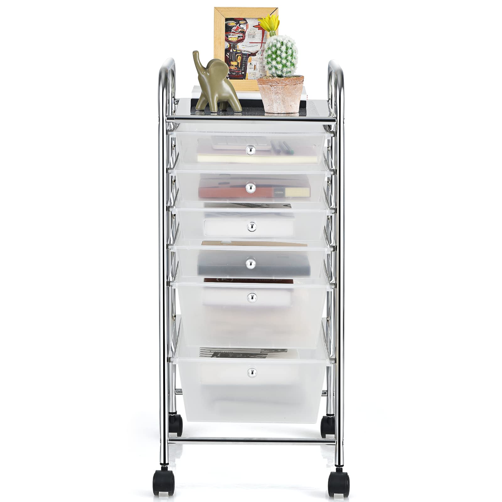 Snapklik.com : ARLIME 6-Drawer Rolling Storage Cart, Multifunctional ...
