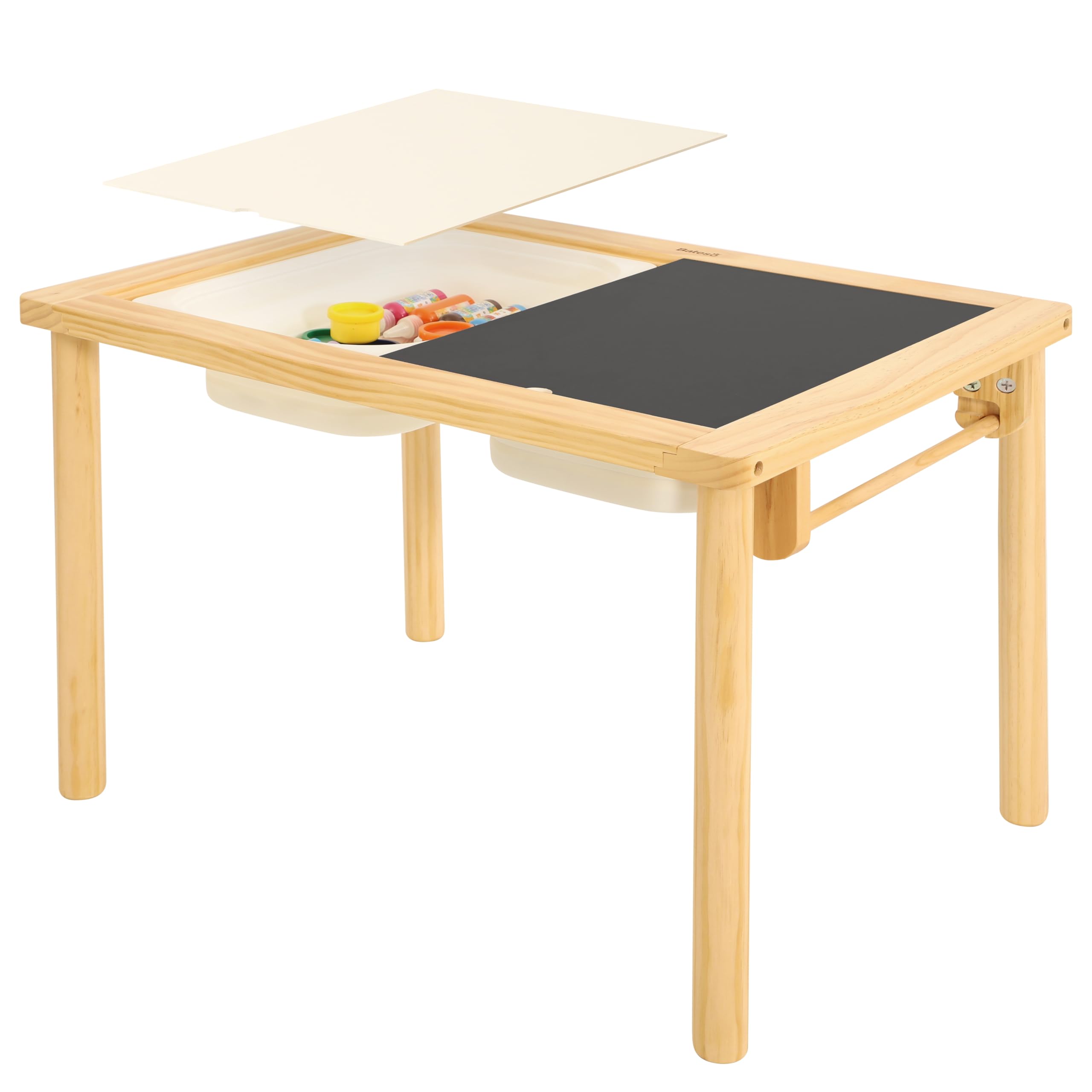 Amazon.com: Sensory Table with 2 Foldable Storage Bins, Multifunction ...