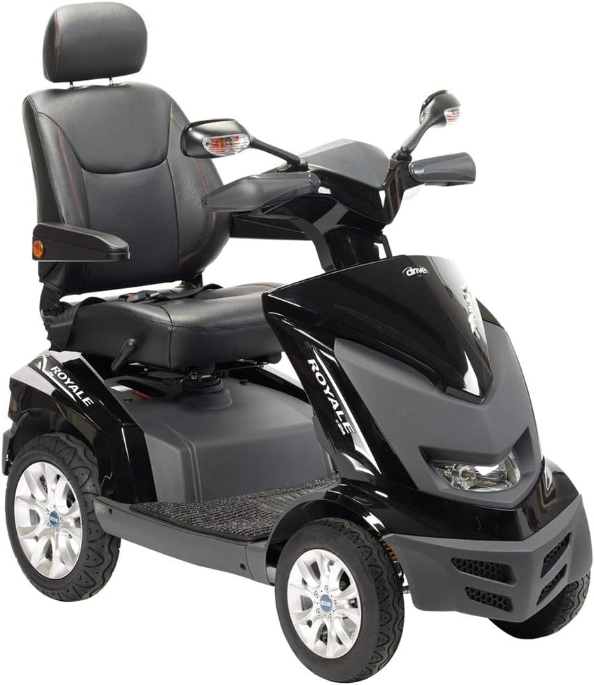 Drive Royale 4 Wheels Heavy Duty Powerful Mobility Scooter with Free ...