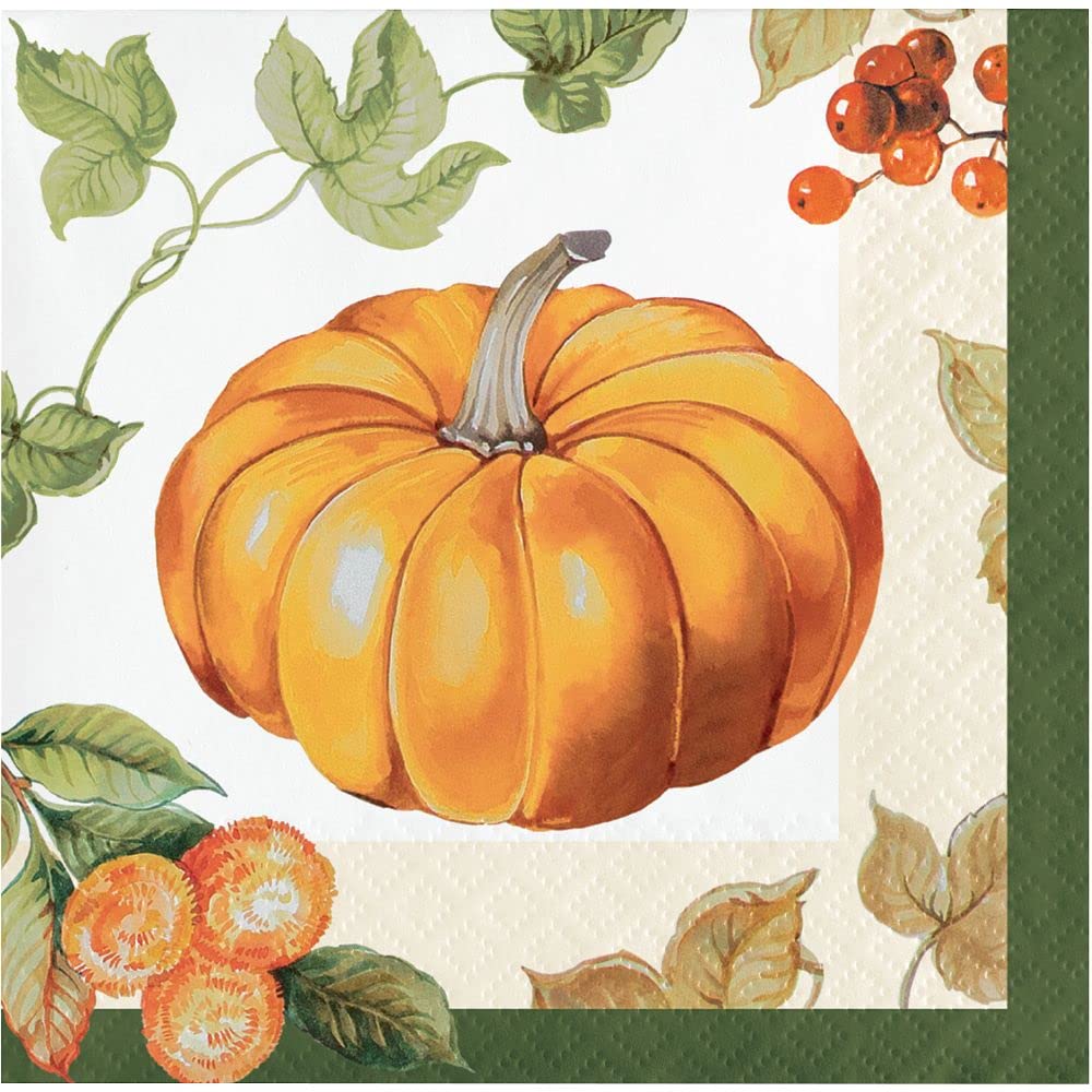 Amazon.com | Party Creations Fall Foliage Party Napkins - 32 Count 2 ...