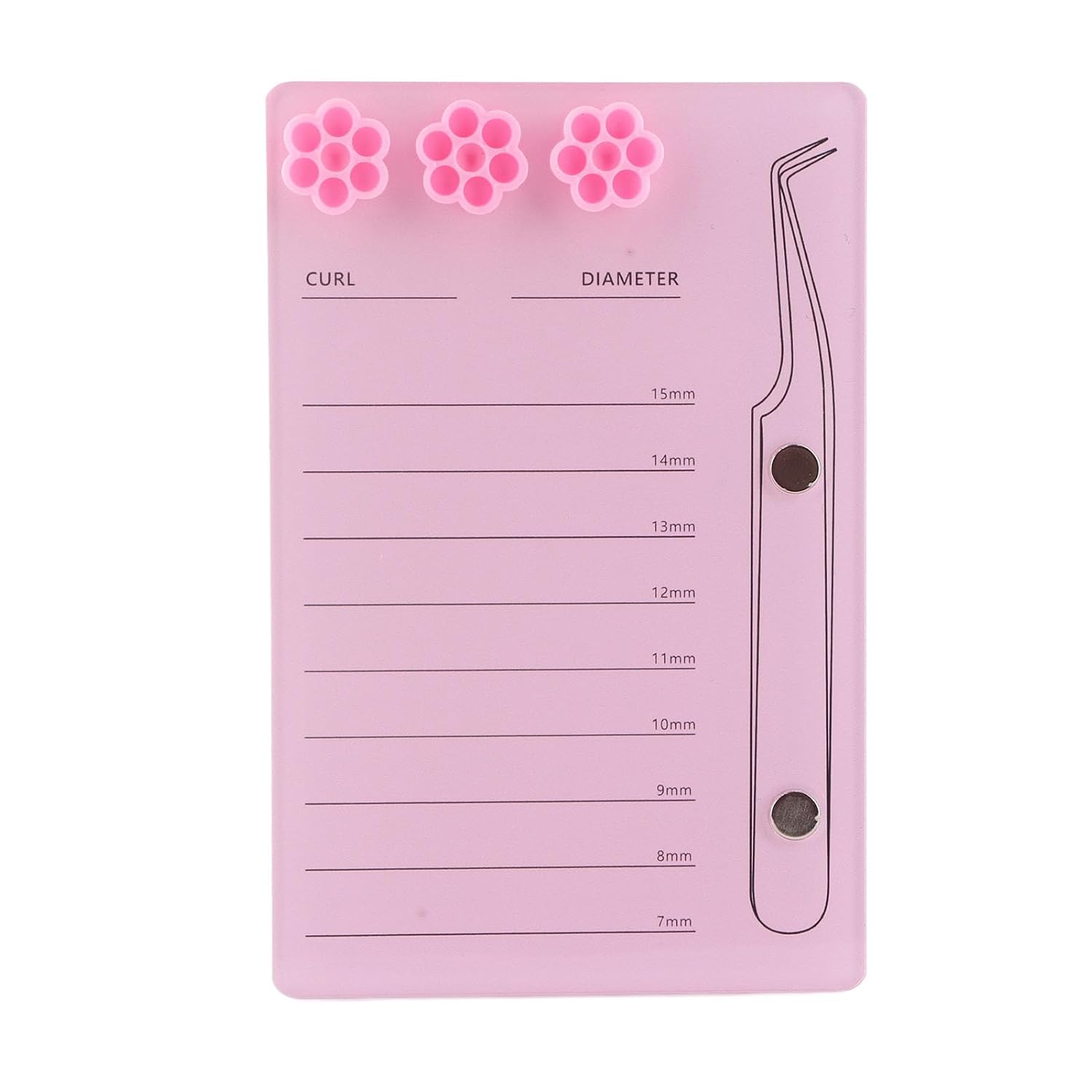 Amazon.com: 3 in 1 Eyelash Extension Tray, 7-15mm Acrylic False Lash ...