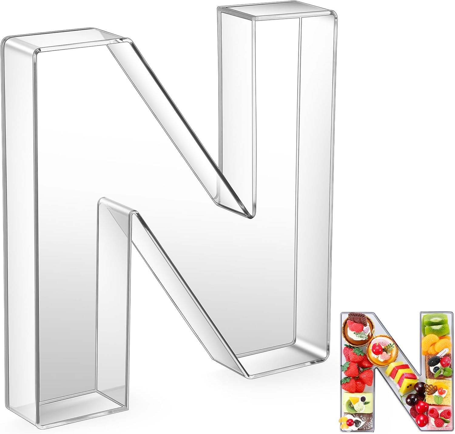 Amazon.com | Uiifan 10'' Acrylic Letter Box Form Tray Display Fillable ...