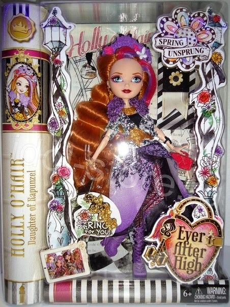 Amazon.com: Ever After High Spring Unsprung Holly O'Hair Doll : Toys ...