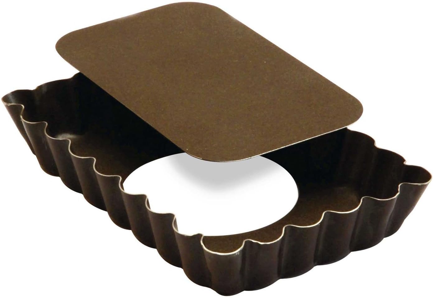 Amazon.com: Gobel Small Rectangular Tart Pan Non Stick, Loose Removable ...