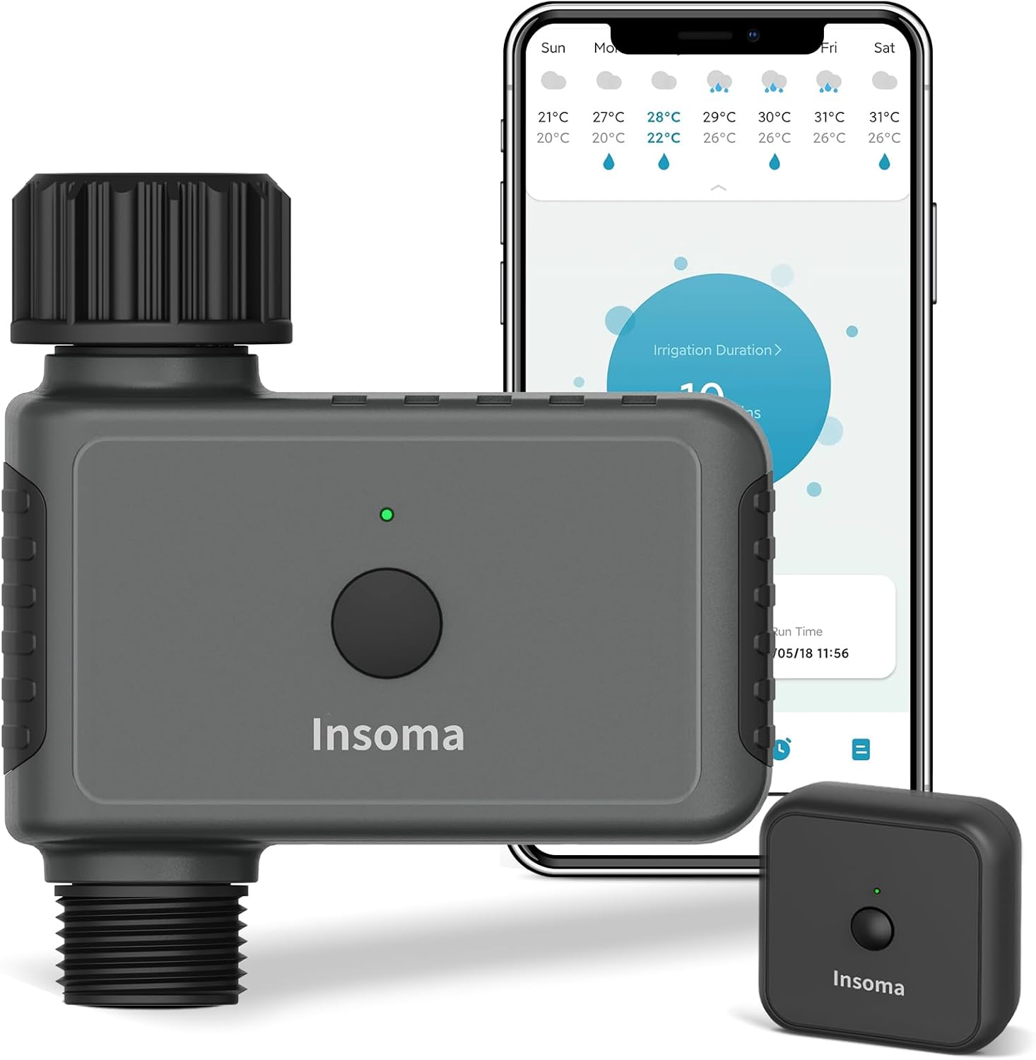 Amazon.com : WiFi Sprinkler Timer Water Timer, Smart Hose Faucet Timer ...