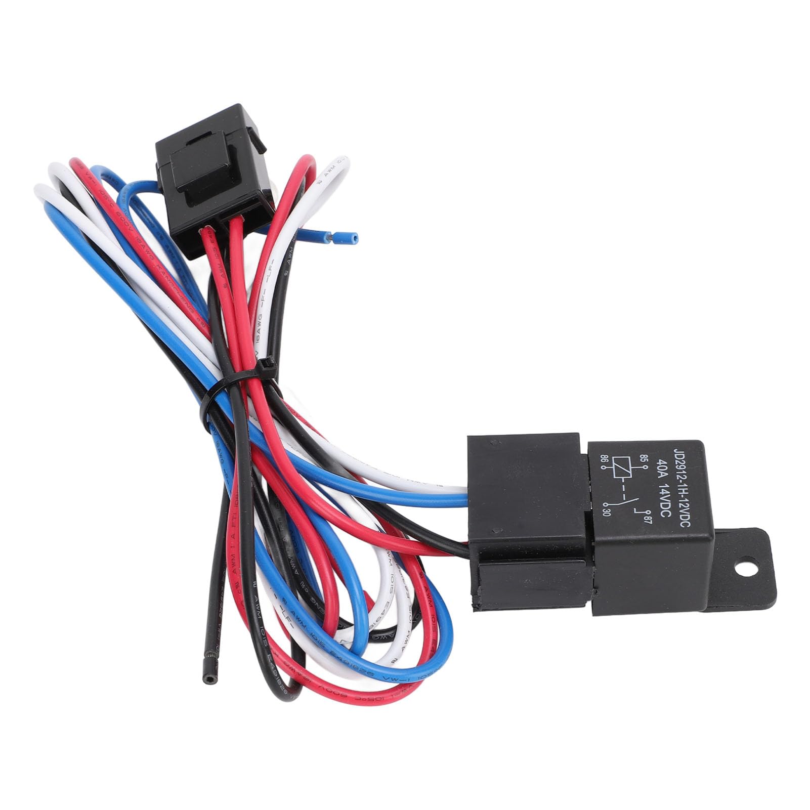 Amp Wiring Kit Electric Fan Relay Kit With Thermostat - 185°F On/175°F ...