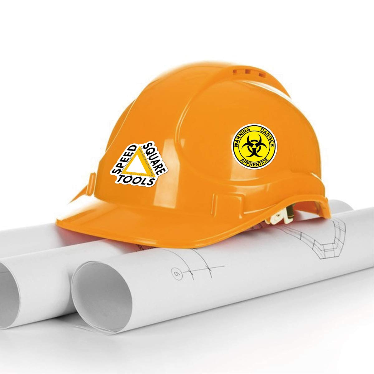 Buy Hard Hat Stickers - 50 PCS Funny Construction Vinyl Decals Sticker ...