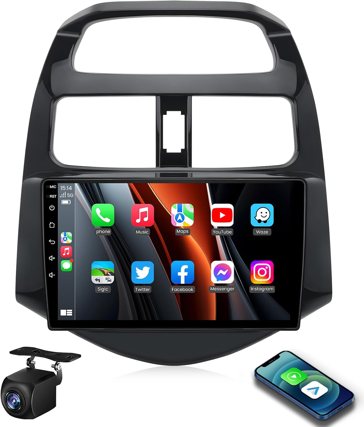 Amazon.com: 2G+32G Car Radio Stereo for Chevy Spark 2013 2014 2015 Android 12: 1280 * 800p Touch ...