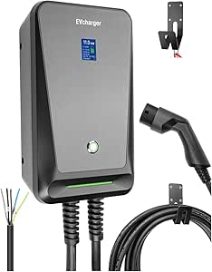 EV Charger EV Charger Type 2 16A 3 Phase EVSE Wallbox Electric Car Charging Station with 6.1M ...