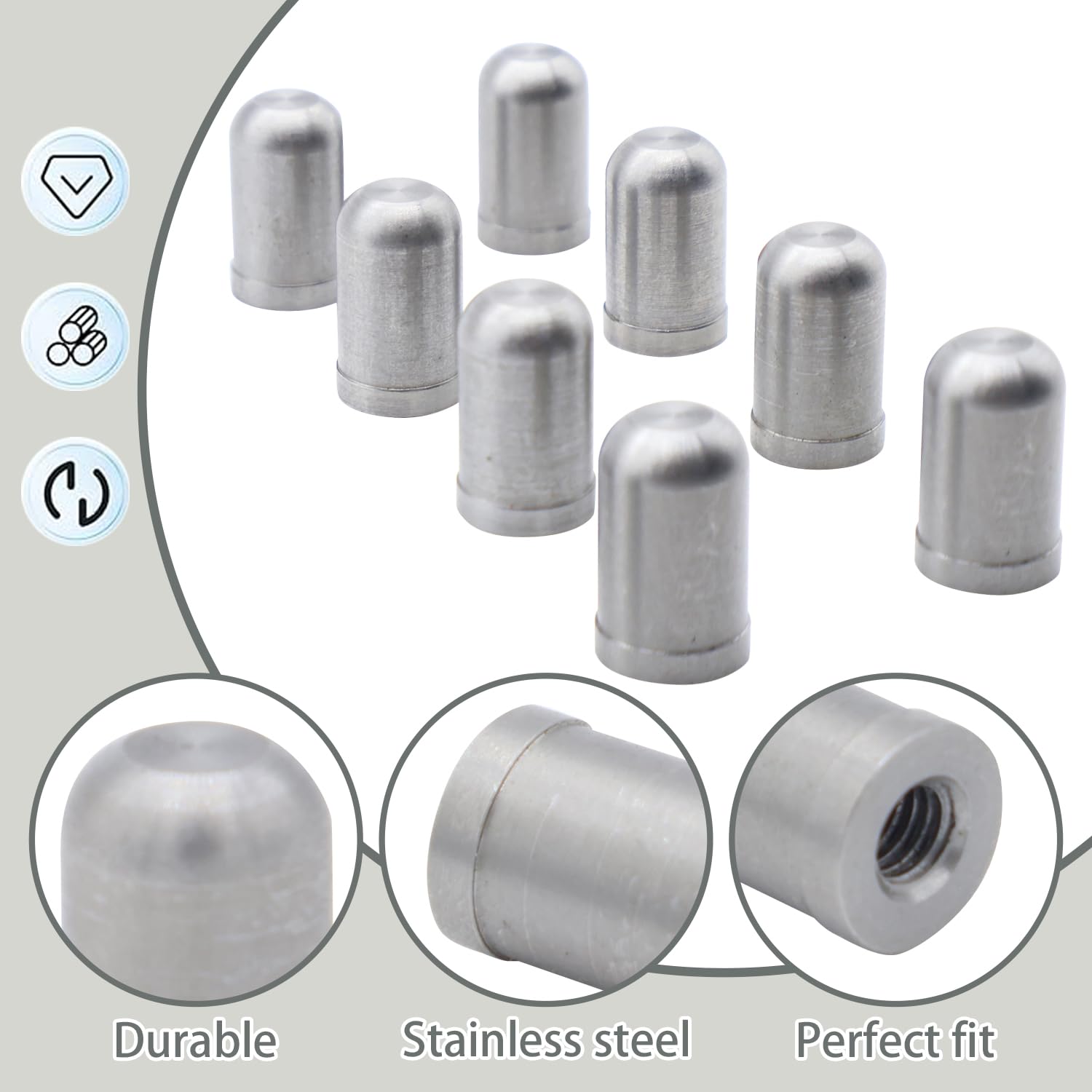 Snapklik.com : 8 Pack Oil Valley Block Off Plugs For Gen IV/V LS ...