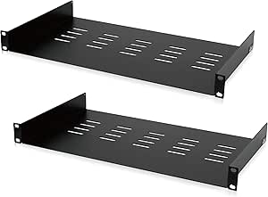 Amazon.com: Tecmojo 2 Pack 1U Server Rack Shelf,10inch Depth Rack Mount ...