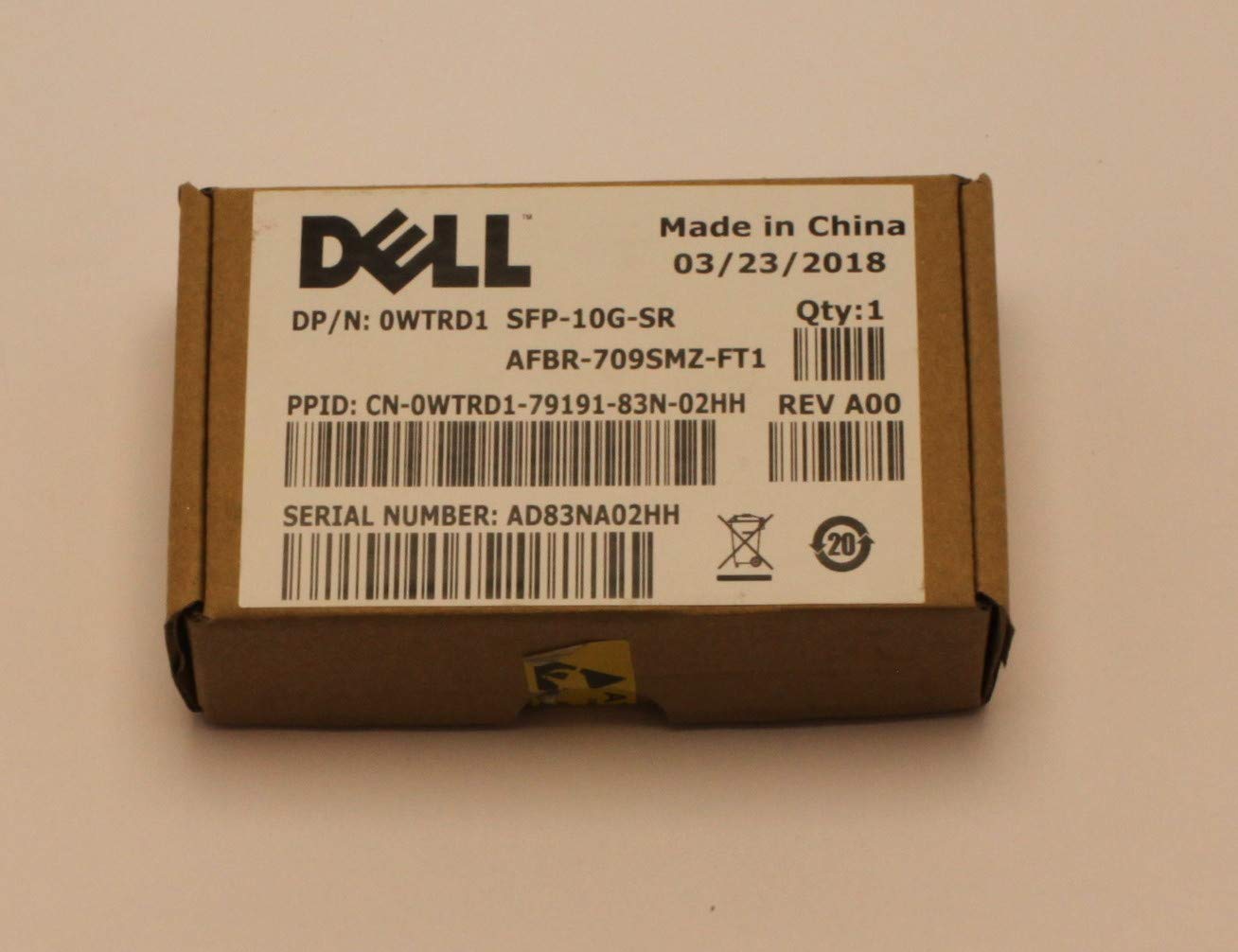 Modulo 10Gbps Modulo Ottico Dell SFP-10G-SR 0WTRD1 Originale ...