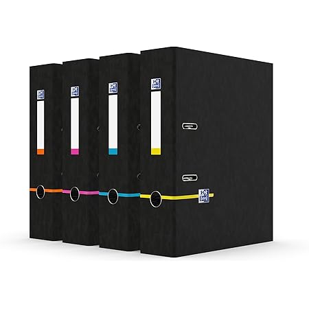 OXFORD Big File A4XL Student Lever Arch File with 2 D Rings 80 mm Spine ...