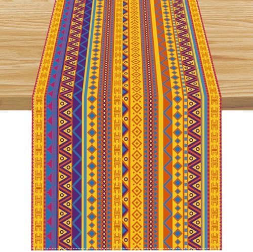 Amazon.com: Linen Mexican Fiesta Table Runner Mexican Table Cloth Cinco ...