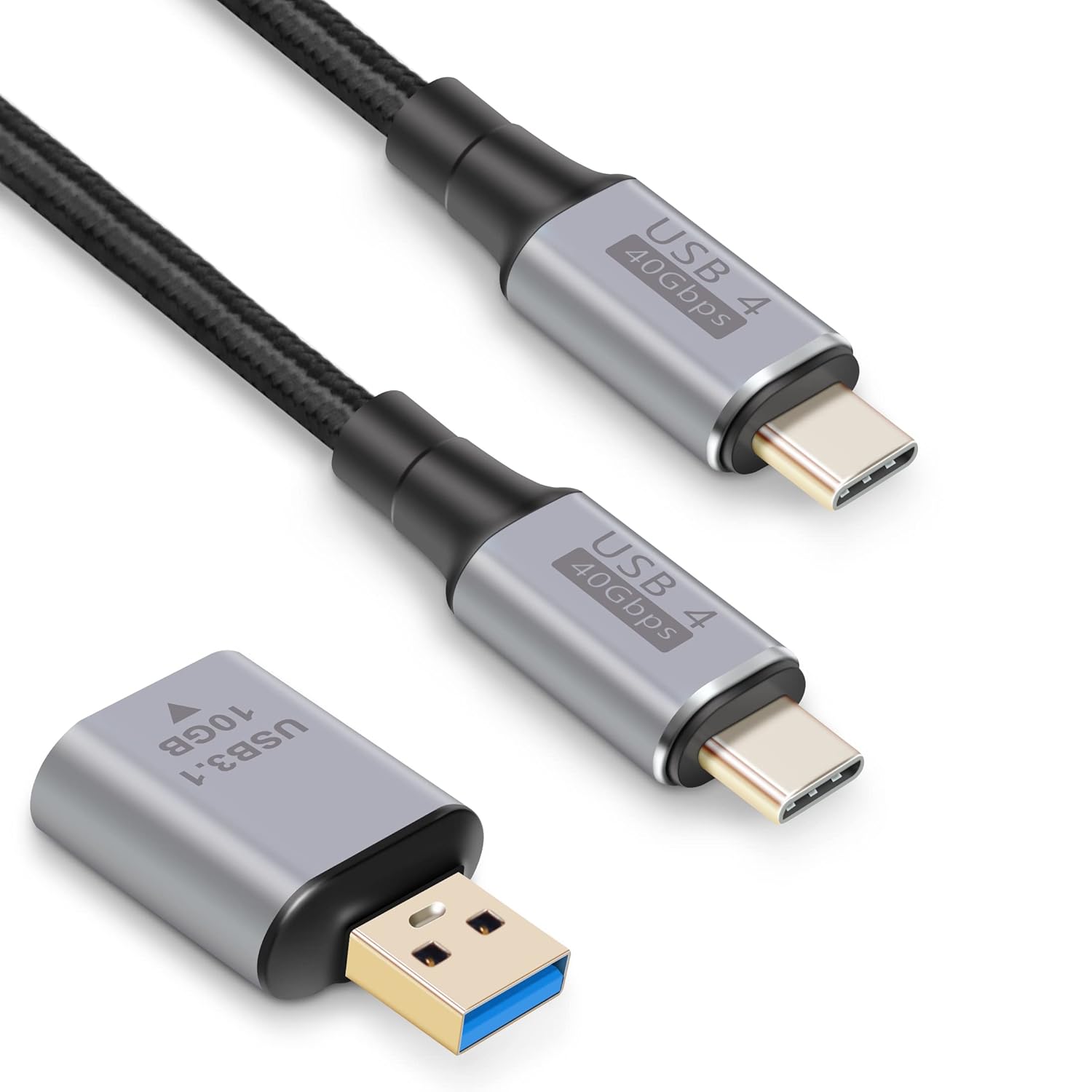 RULGOI USB 4 Kabel für Thunderbolt 3 Kabel, Unterstützt 8K 60Hz HD ...