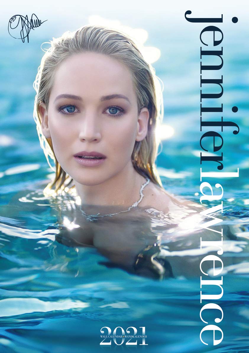 Amazon.com: Jennifer Lawrence 2021 Calendar: 9781617018619: Jennifer ...