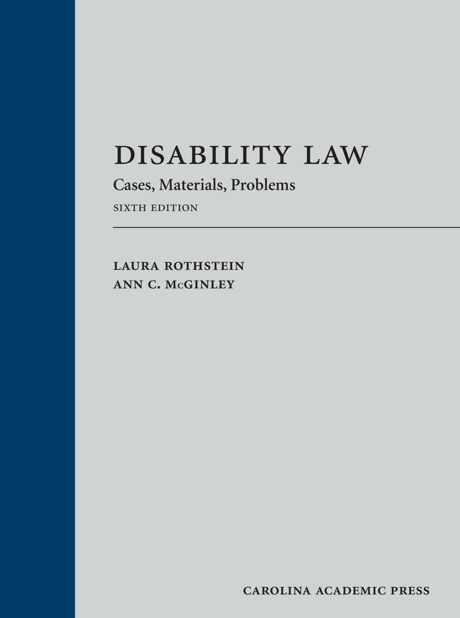Amazon.com: Disability Law: Cases, Materials, Problems: 9781531002893 ...