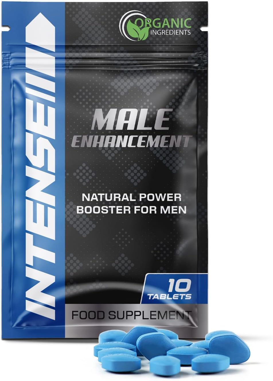 Intense Blue 10 Tablets - Enhanced Strength & Firmness for Men ...