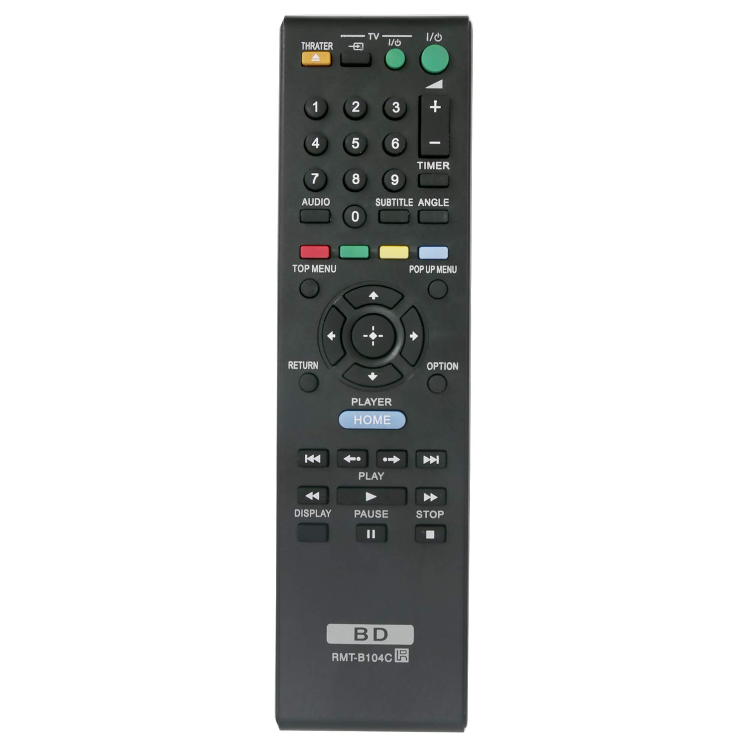 VINABTY Replacement Remote Control for Sony Blu-Ray DVD Players ...