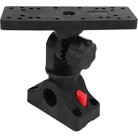 Amazon.com: Tbest Fish Finder Mount Base, 360 Degree Rotating Removable ...
