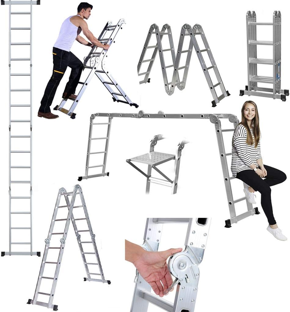 Abbey Folding Scaffold Platform Ladder 0.87m Platform height EN 131 ...