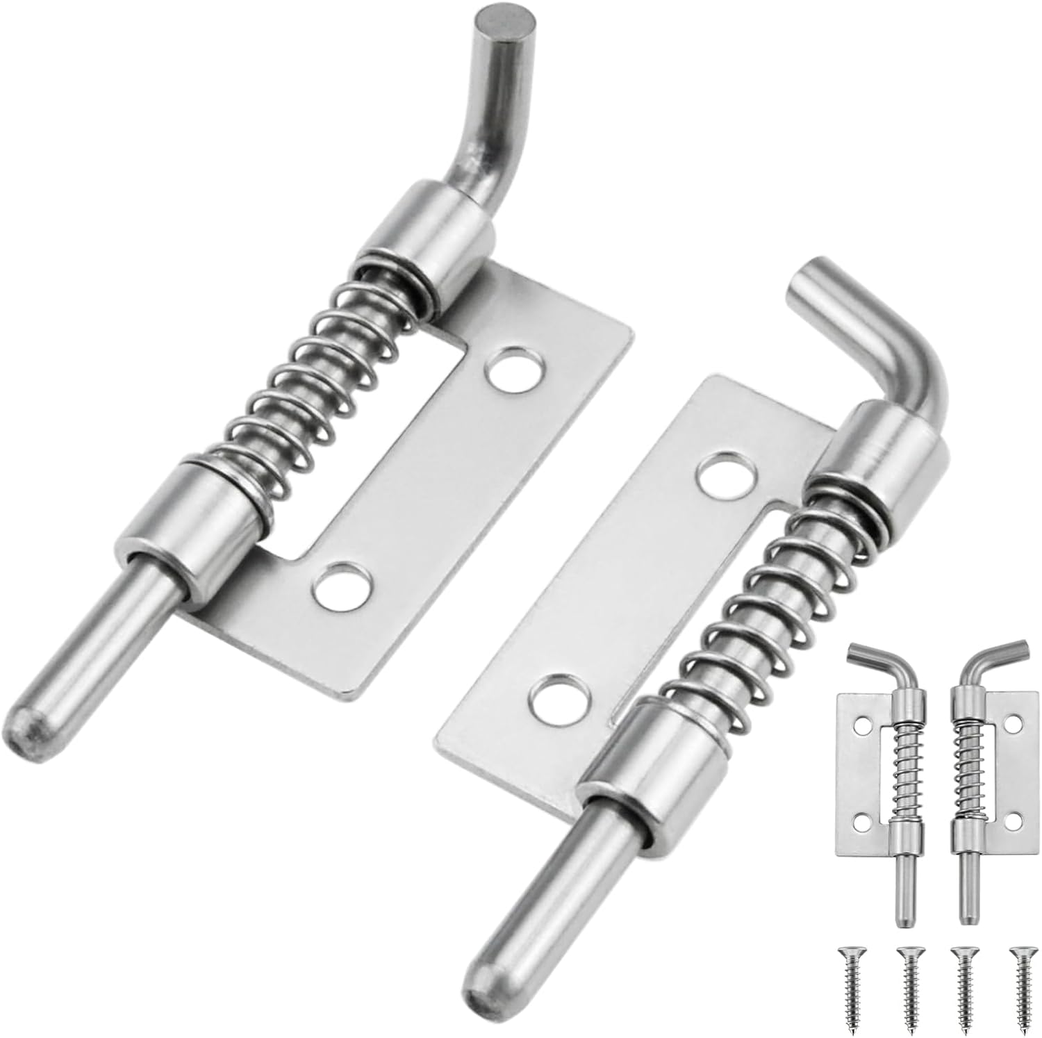 Spring Loaded Latch Pin(2Pcs Left + 2Pcs Right), 304 Stainless Steel ...