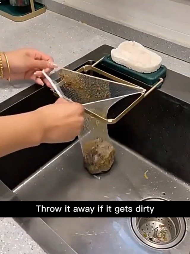 Watch Kitchen Residue Filter Screen Holder on Amazon Live