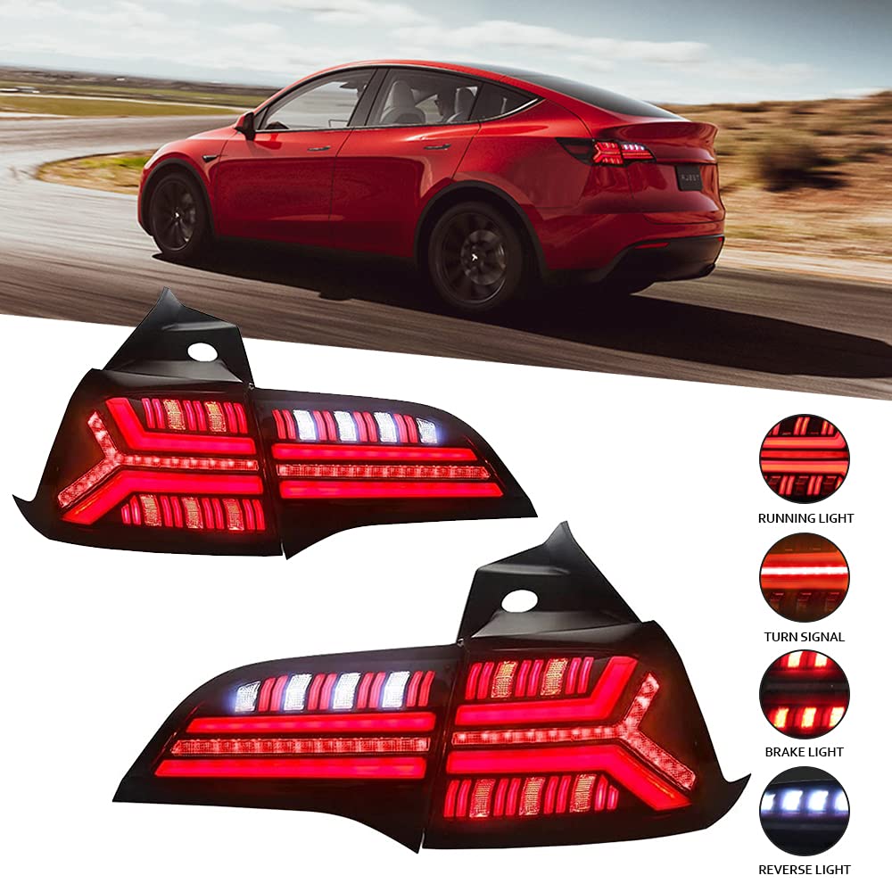 Buy New Taillight for 2017-2021 Model 3 Tesla Smoked Tail Light ...