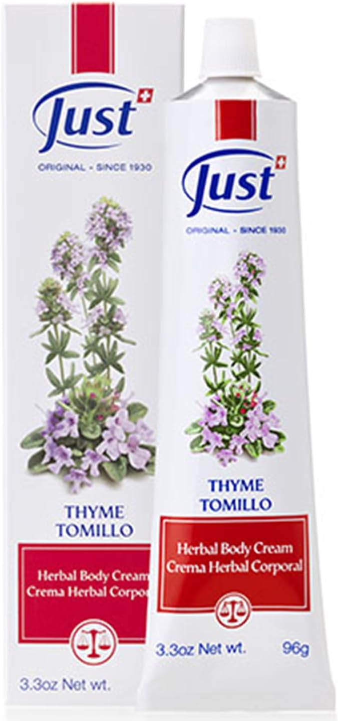 Amazon.com : SwissJust Thyme Cream, Thyme Tomillo Cream 96g. Massage ...
