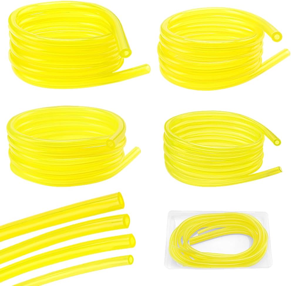 QWORK® 4 Pieces Universal Fuel Line, Petrol Fuel Line Hose Tube,2 x 3 ...