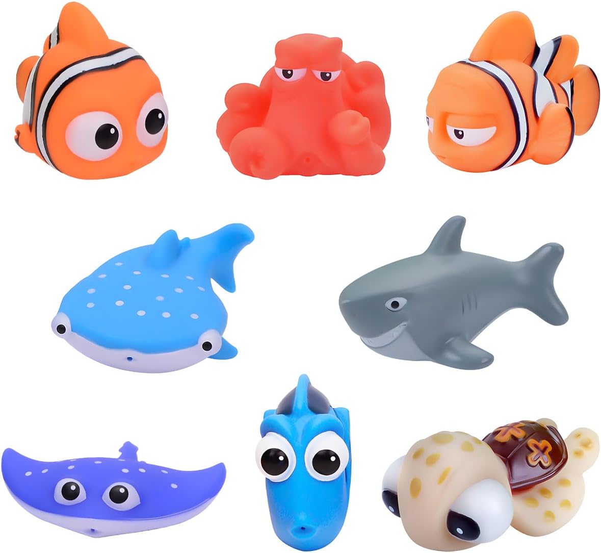 8Pcs Finding Dory Nemo Birthday Party Supplies for Bath& Shower ...
