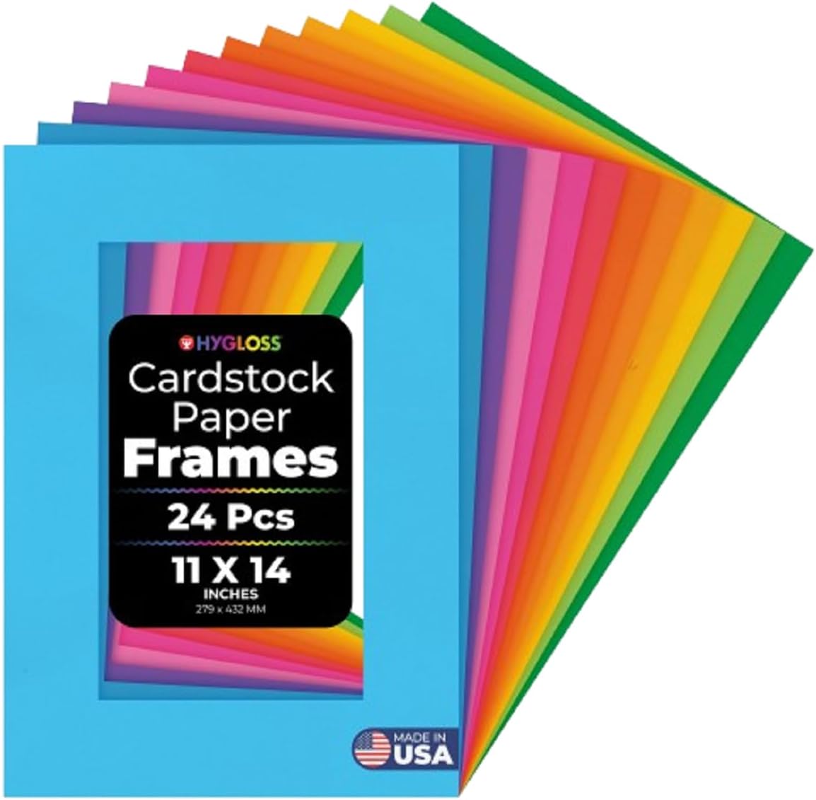 Amazon.com - Hygloss Products Bright Specialty Frames Cardstock Paper ...