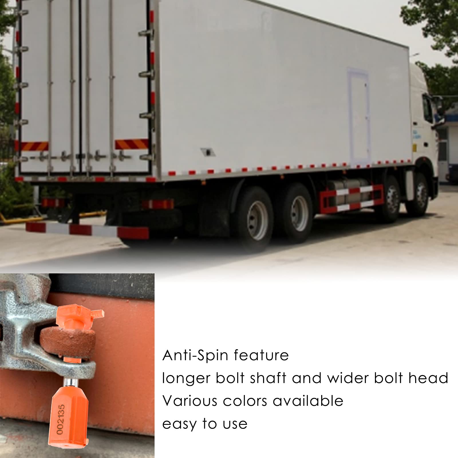 Cargo Trailer Door Amarine Made Bolt Seal Shipping Seal With Print ...