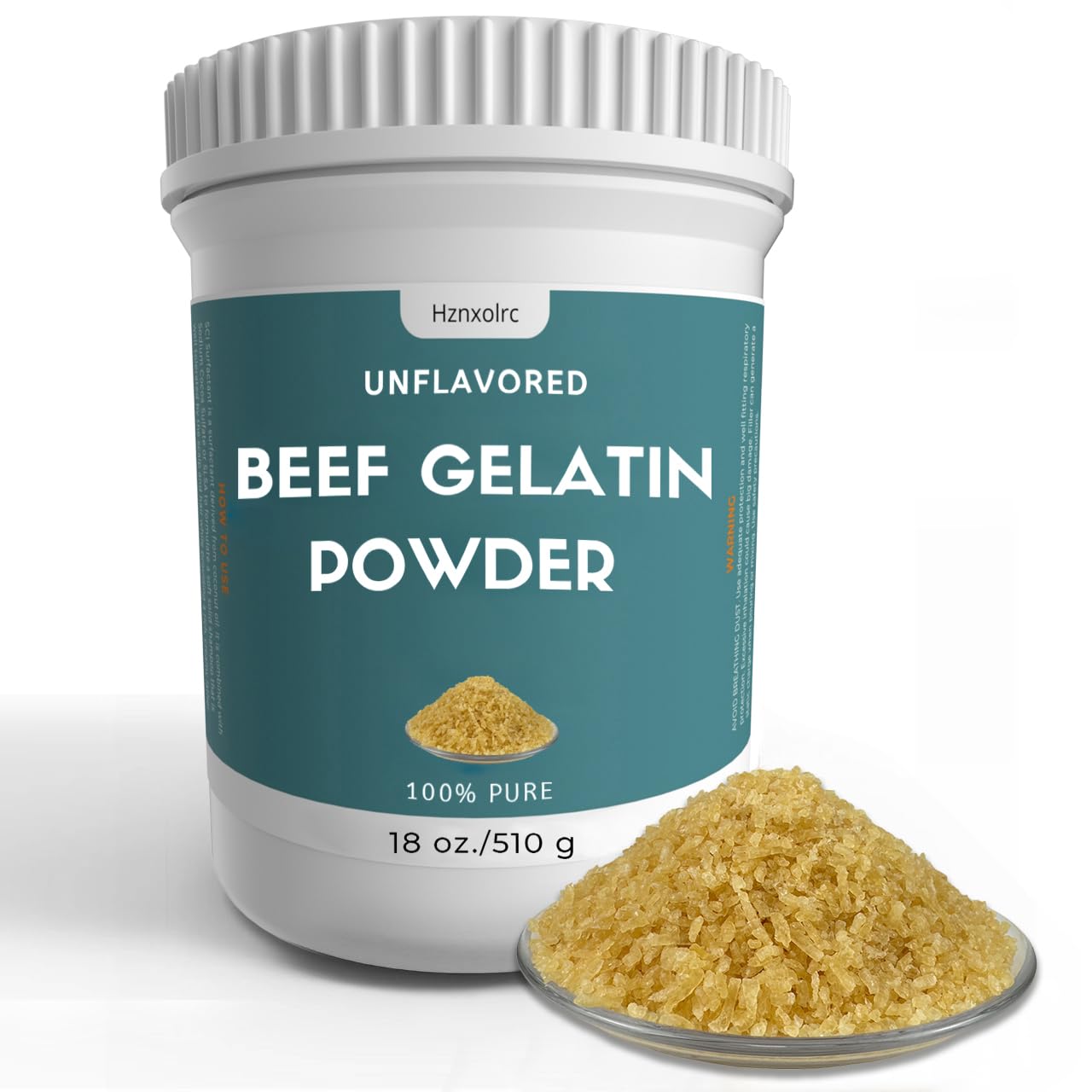 Buy 18oz Beef Gelatin Unflavored, Natural Thickener, Rich in Collagen ...