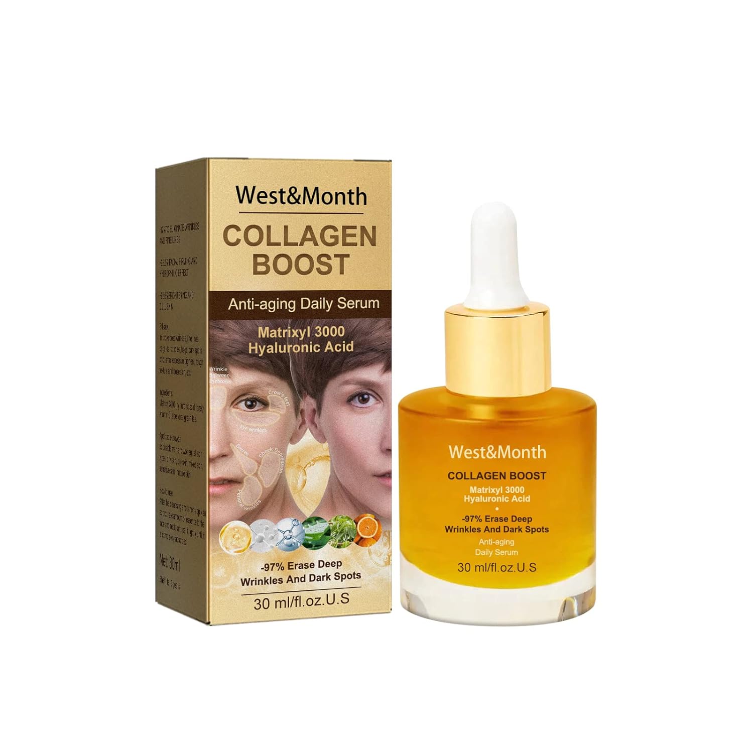 Amazon.com: Collagen Boost Anti-Aging Serum, Collagen Peptide Anti ...