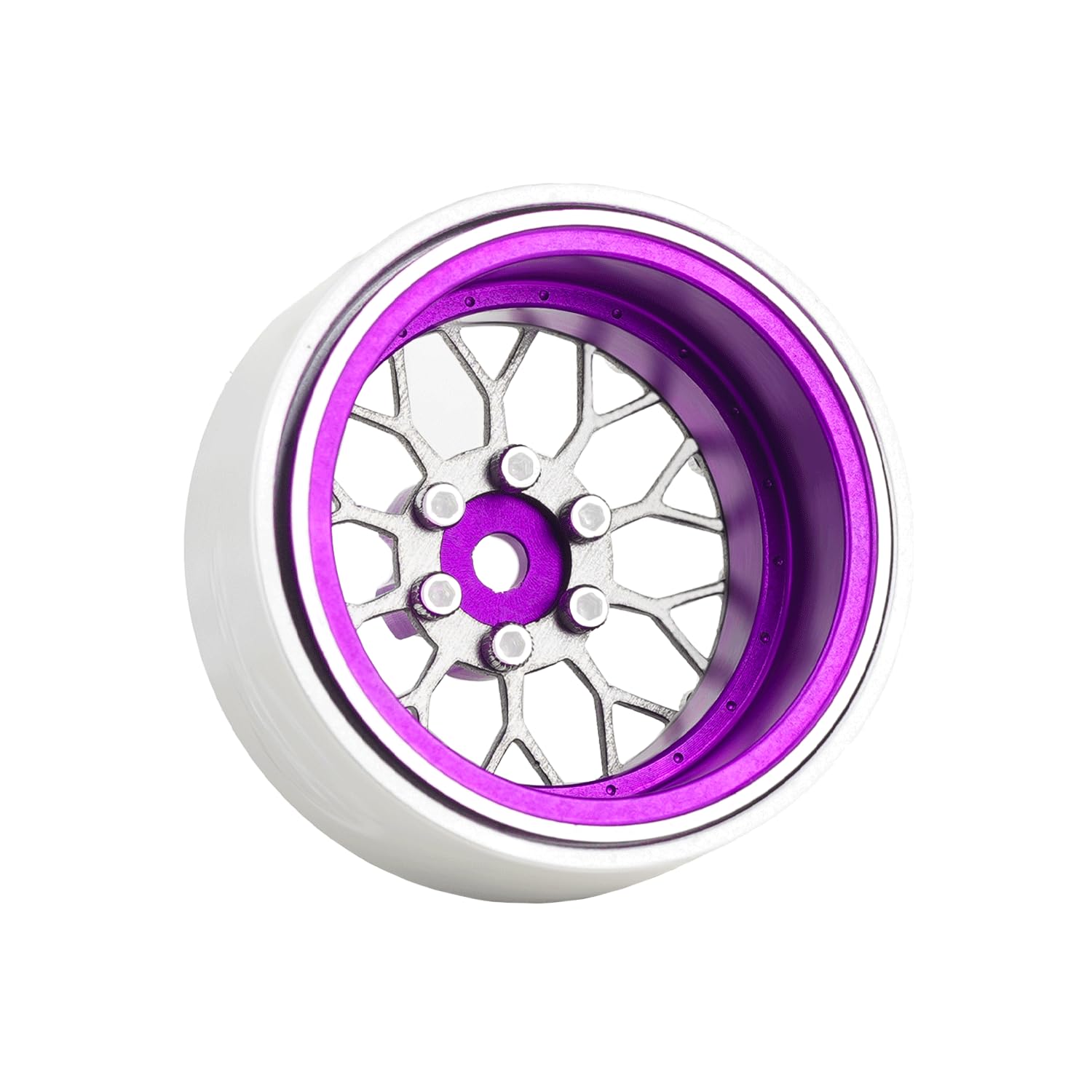 Amazon.com: TCRC 4PCS Grade 5 Titanium Wheel Face Aluminum 1.3 Inch ...