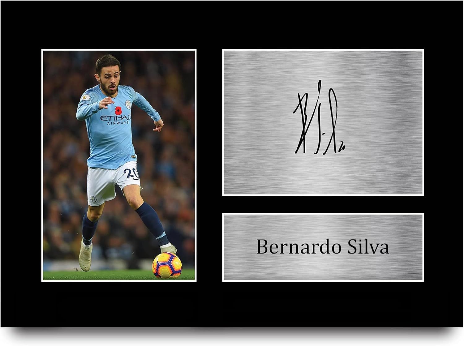 HWC Trading Bernardo Silva Manchester CIty Man City Gifts Printed ...