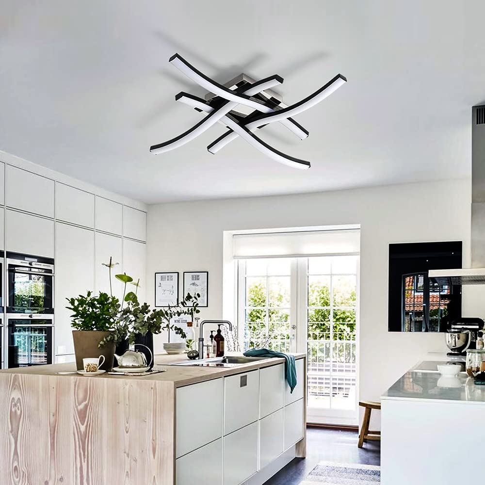 Buy Dorlink Modern LED Ceiling Light,4 Built-in LED Boards 6500K Cool ...