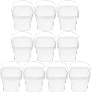 Kichvoe 10pcs Square Delis Containers with Lids Reusable Ice Cream ...
